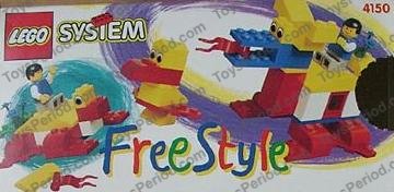 LEGO 4150 Freestyle Building Set, 5 Plus Instructions and Parts List