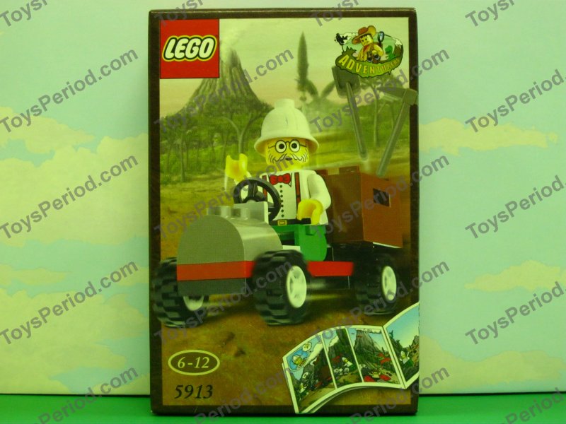 Adventurers Sets - LEGO 5913 Dr. Lightning's Car Classic Dino ...