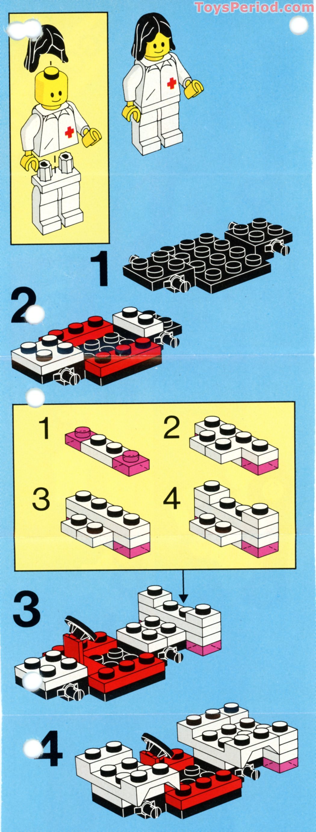 LEGO 6523 Red Cross Instructions and Parts List