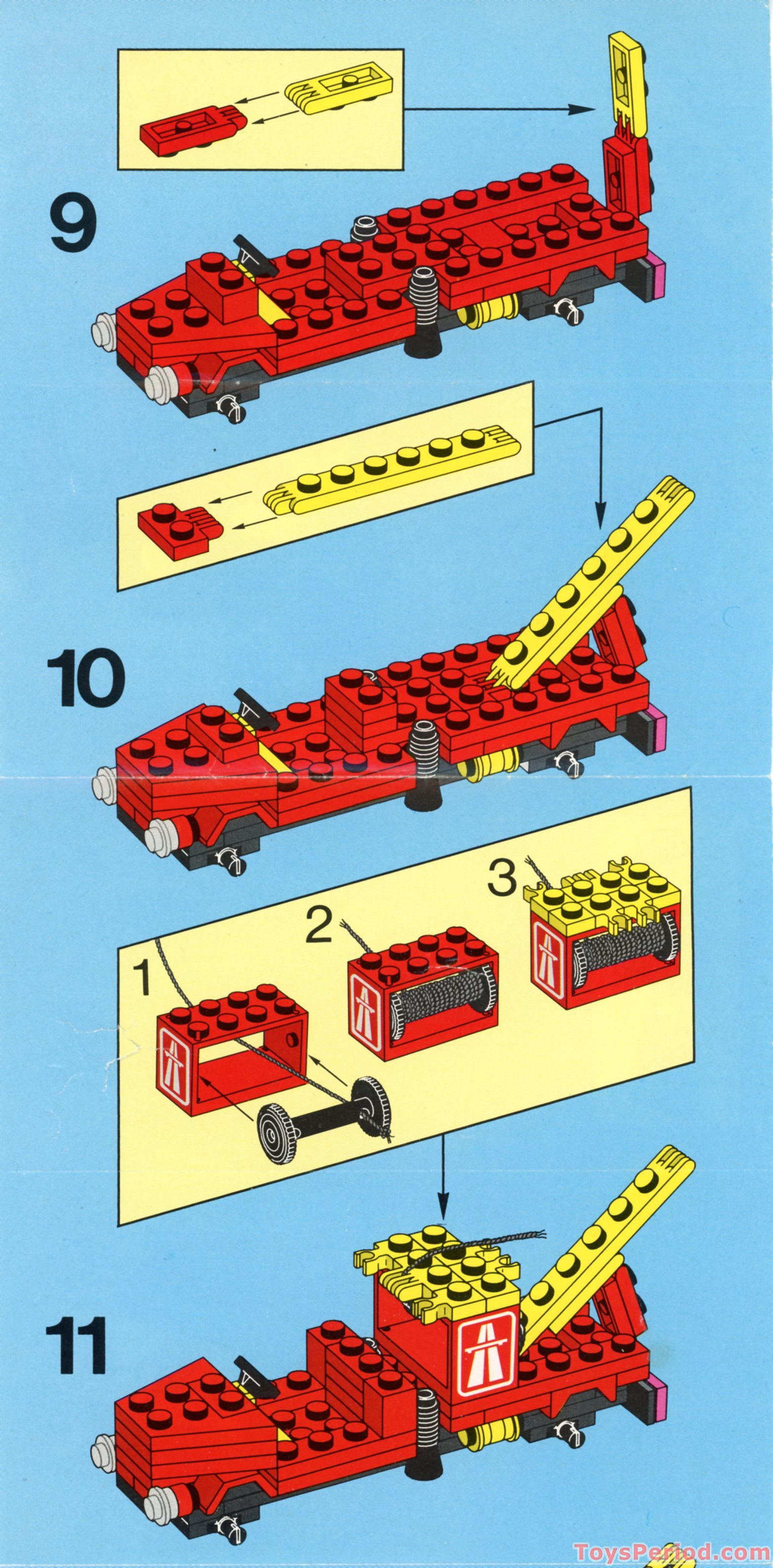 LEGO 6674 Tow Truck Instructions and Parts List