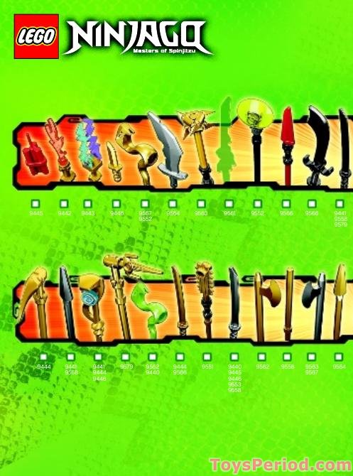 LEGO 9455 Fangpyre Mech Instructions and Parts List