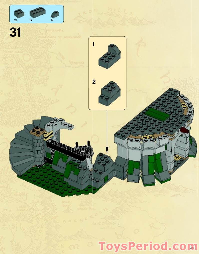 LEGO 9472 Attack on Weathertop Instructions and Parts List