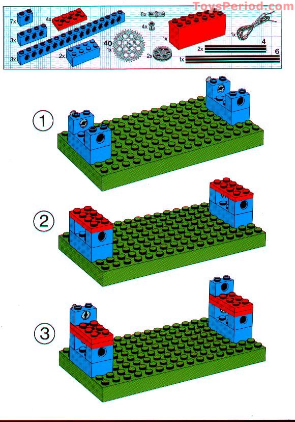 LEGO 1031 Building Instructions for Set 1030 Instructions and Parts List