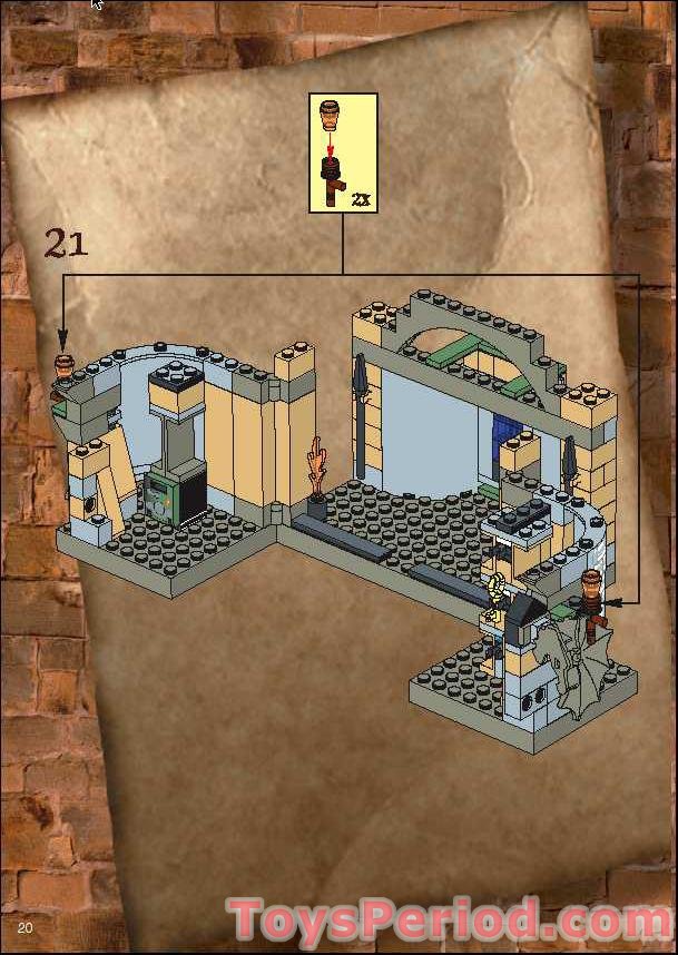 LEGO 4729 Dumbledore's Office Instructions and Parts List
