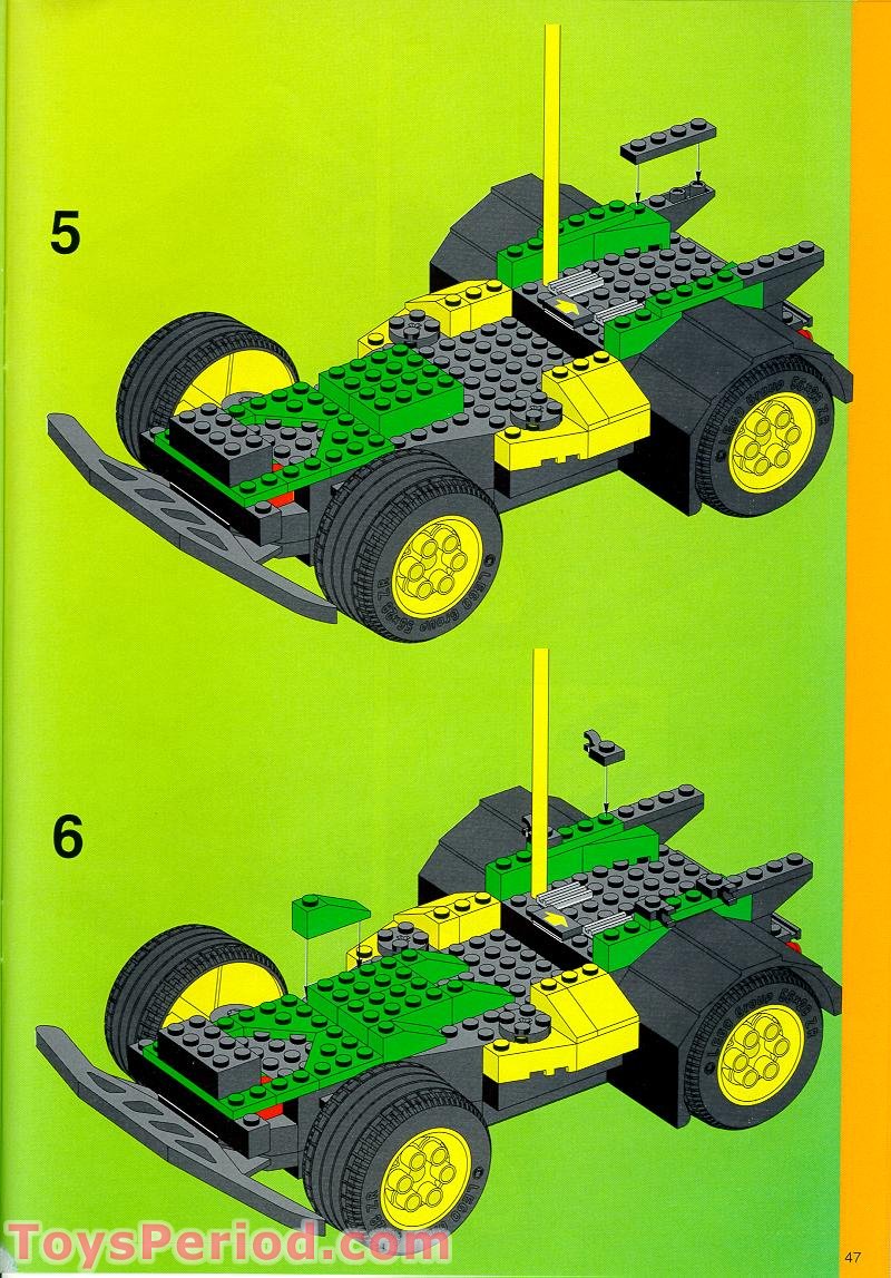 LEGO 5600 Radio Control Racer Instructions and Parts List