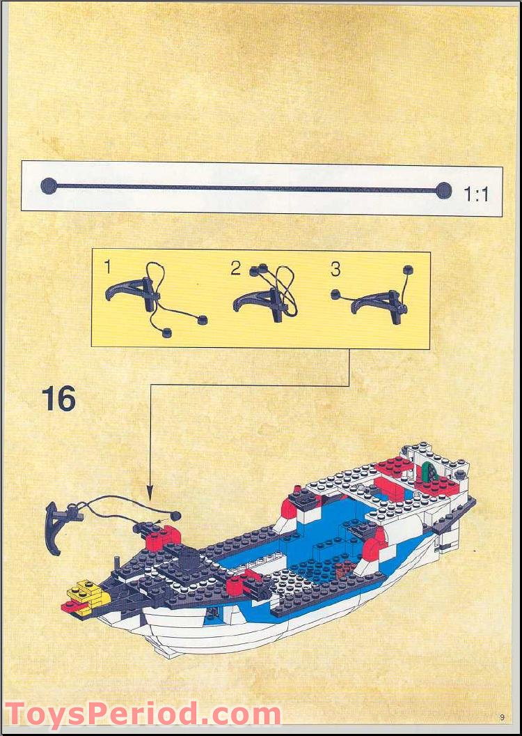 LEGO 6291 Armada Flagship Instructions and Parts List