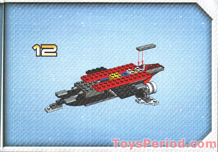 LEGO 7143 Jedi Starfighter Instructions and Parts List