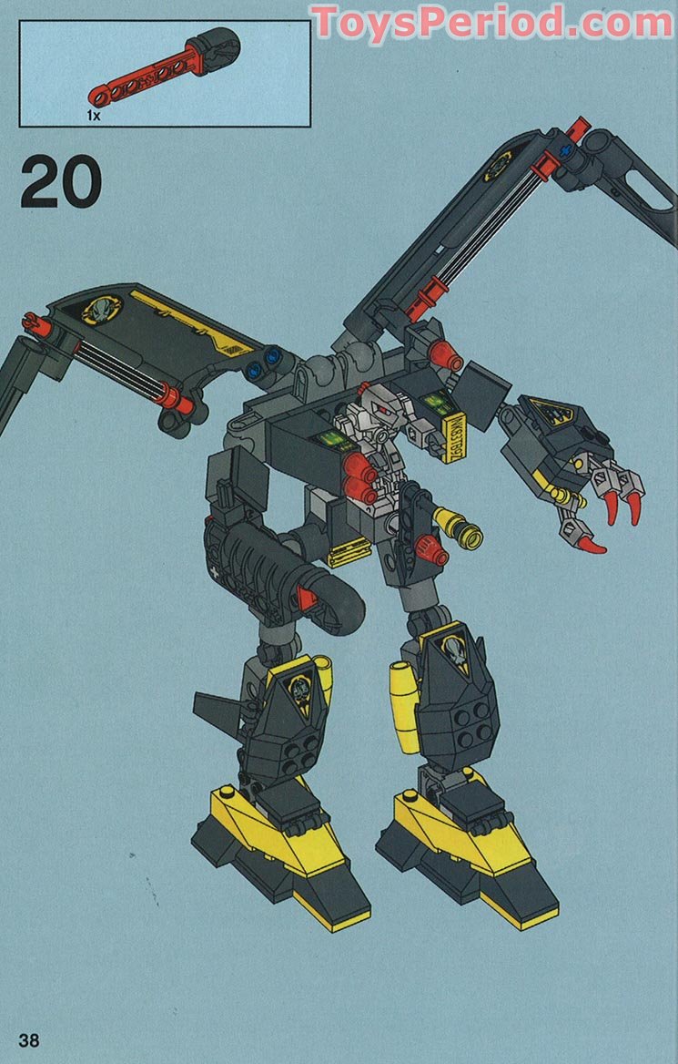 LEGO 8105 Iron Condor Instructions and Parts List