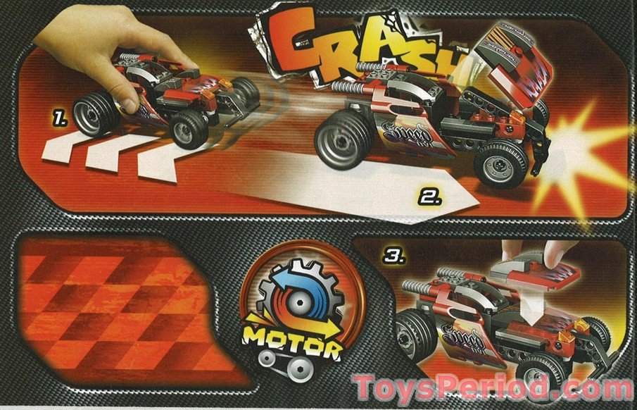 LEGO 8136 Fire Crusher Instructions and Parts List