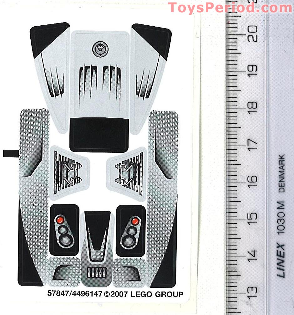 LEGO 8132 Night Driver Instructions and Parts List