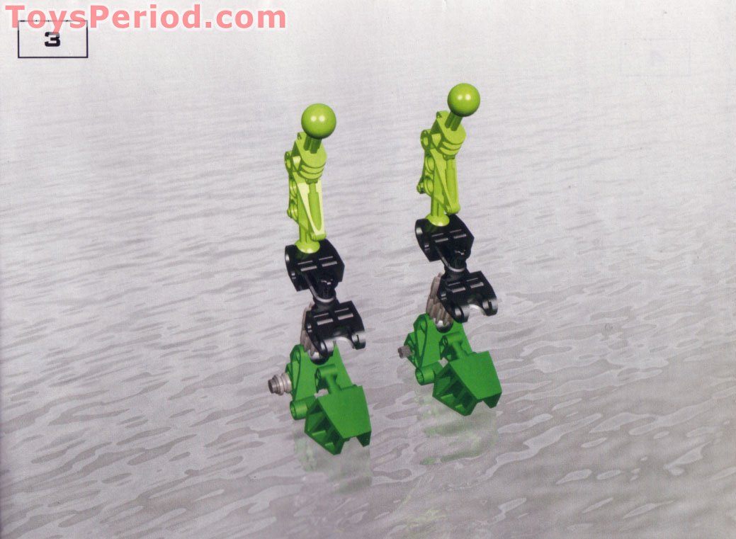 LEGO 8567 Lewa Nuva Instructions and Parts List