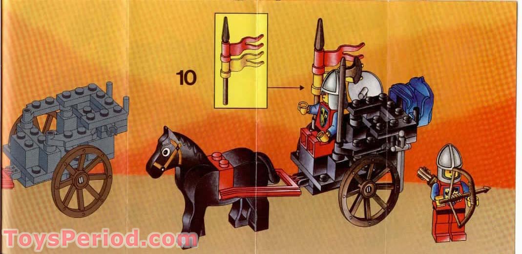 LEGO 6022 Horse Cart Instructions and Parts List