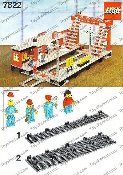 LEGO 7822 Railway Station Instructions and Parts List