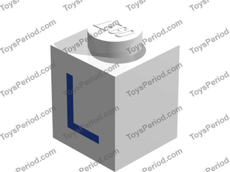 LEGO Sets with Part 3005ptL Brick 1 x 1 with Blue 'L' Pattern