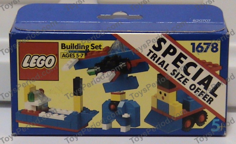 LEGO 1678 Basic Building Set Trial Size Parts List