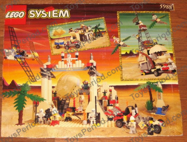 LEGO 5988 Pharaoh's Forbidden Ruins Instructions and Parts List
