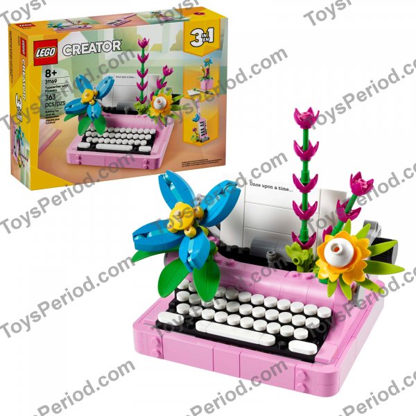 LEGO 31169 Typewriter with Flowers Set Parts List