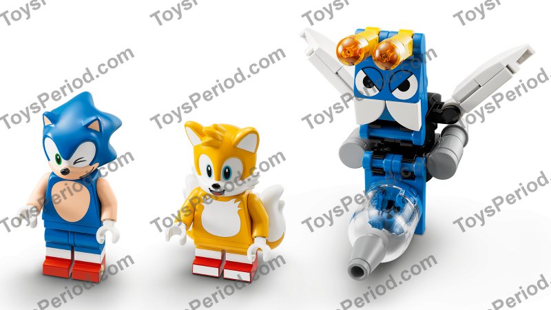 LEGO 76991 Tails' Workshop and Tornado Plane Set Parts List