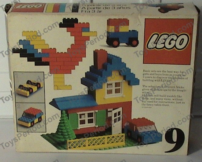 LEGO 9-1 Universal Building Set Parts List