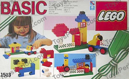 LEGO 1513-2 Basic Building Set Gift Item Parts List