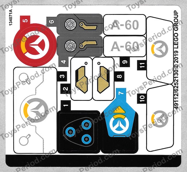 LEGO Sets with Part 75975stk01 Sticker Sheet for Set 75975 - (49112/ ...
