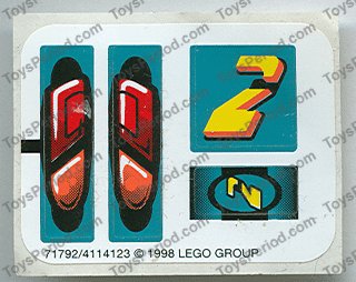 LEGO Sets with Part 8202stk01 Sticker Sheet for Set 8202 - (71792/4114123)