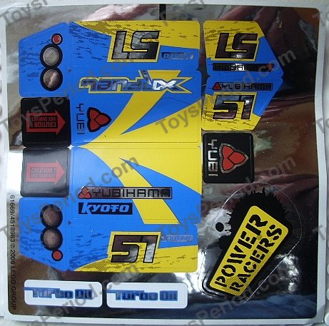 LEGO Sets with Part 8494stk01 Sticker Sheet for Set 8494 - (61669/4518983)