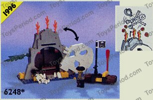LEGO 6248 Volcano Island Instructions and Parts List