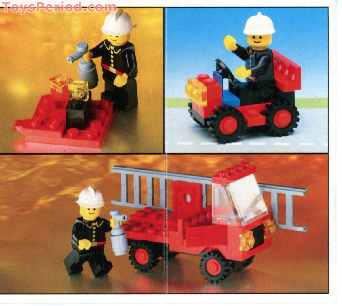 LEGO 6621 Fire Truck Instructions and Parts List