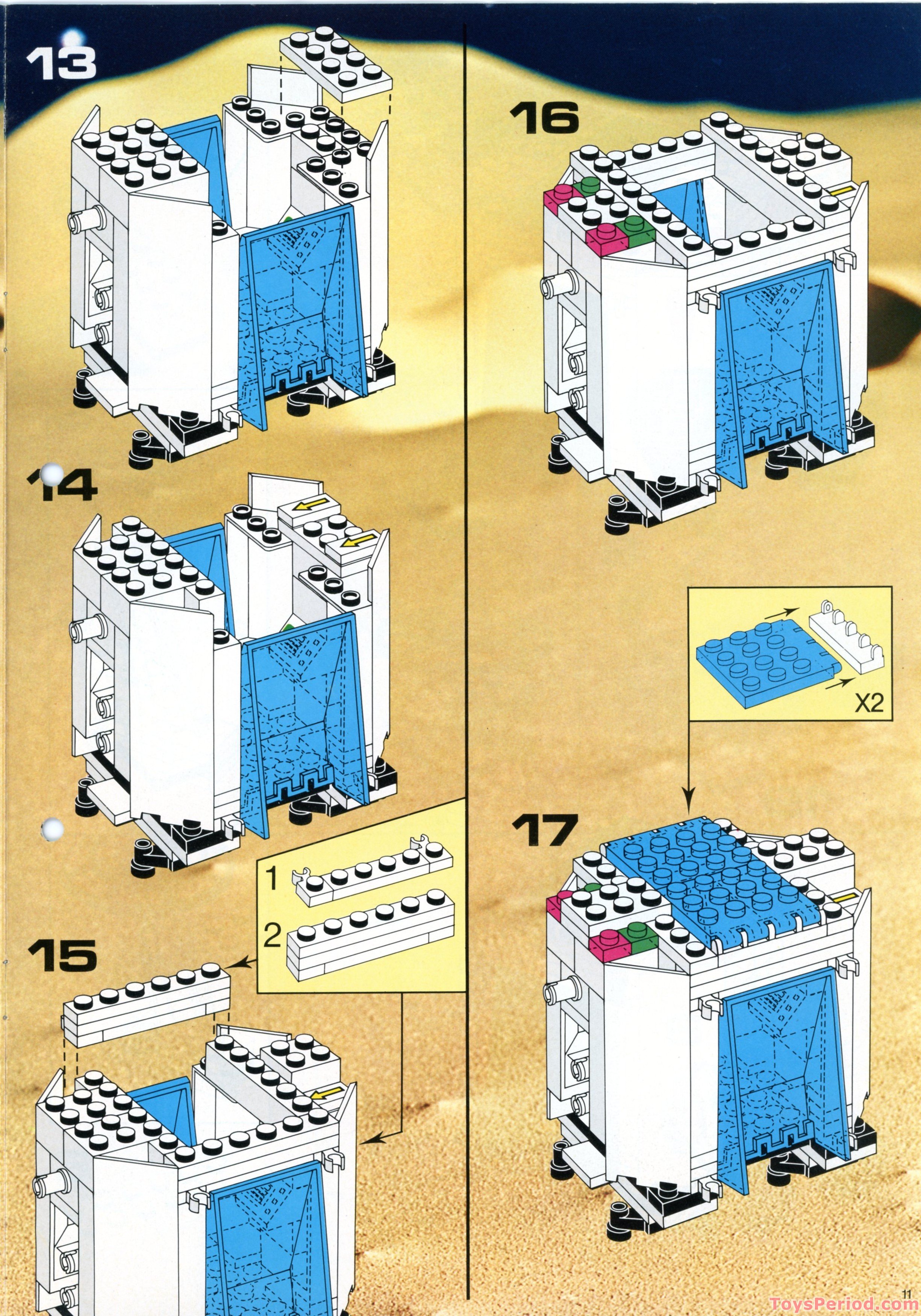LEGO 6783 Sonar Transmitting Cruiser Instructions and Parts List