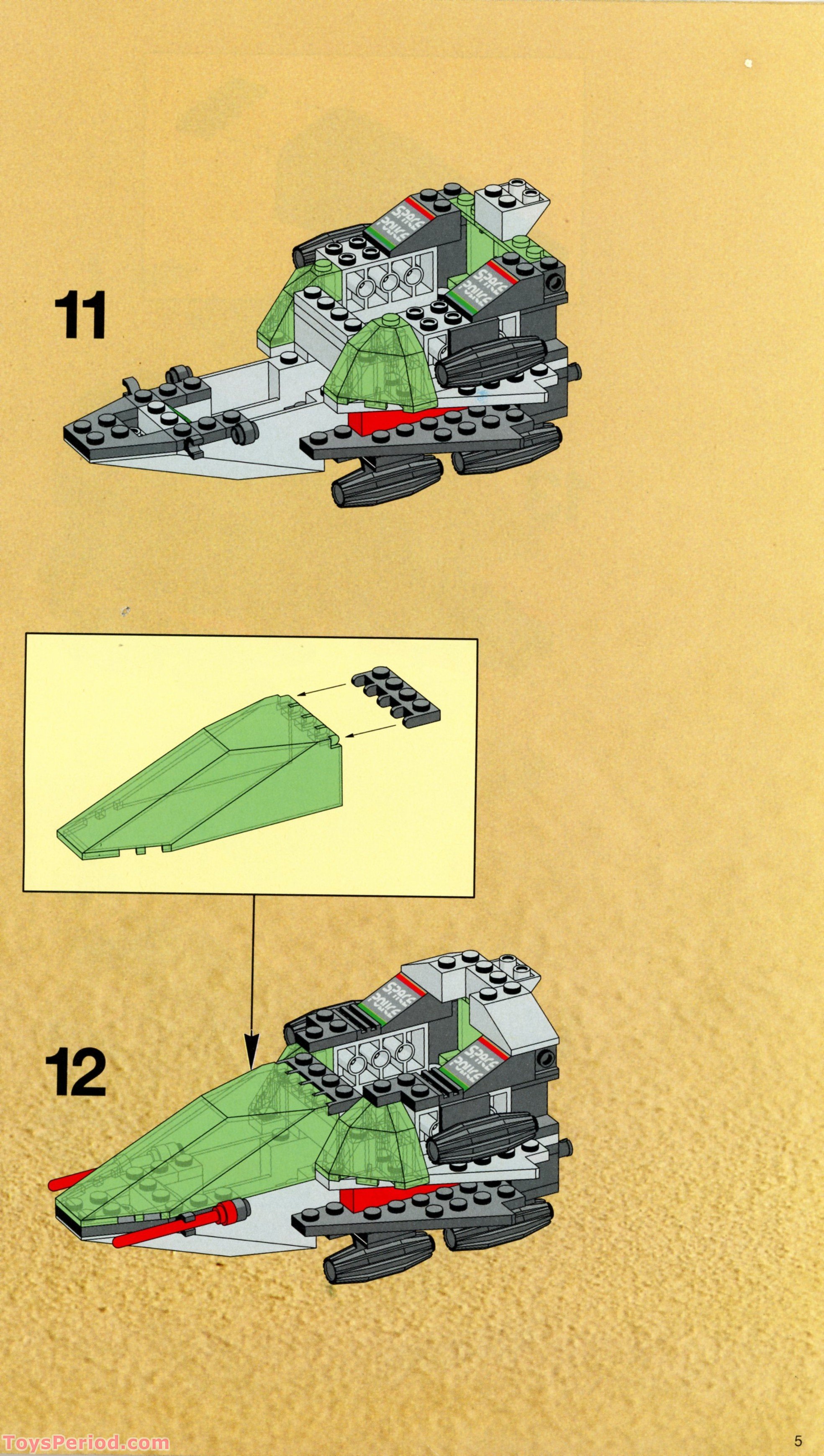 LEGO 6984 Galactic Mediator Instructions and Parts List