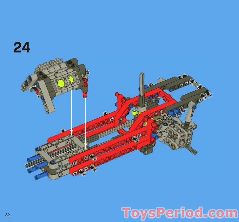 LEGO 8081 Extreme Cruiser Instructions and Parts List