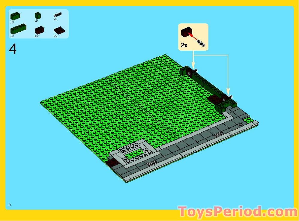 LEGO 10185 Green Grocer Instructions and Parts List