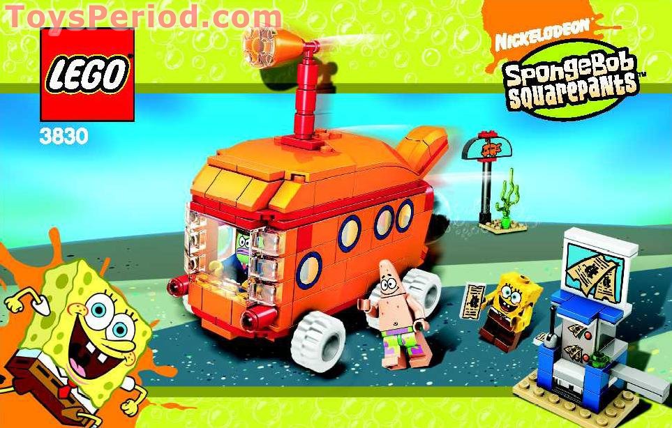 LEGO 3830 Bikini Bottom Express Instructions and Parts List