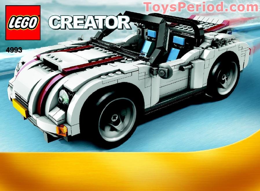 LEGO 4993 Cool Convertible Instructions and Parts List