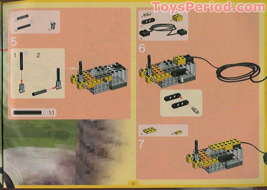 LEGO 4094 Motor Movers Instructions and Parts List