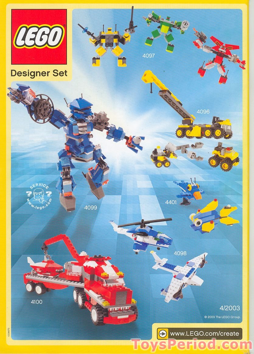 LEGO 4101 Wild Collection Instructions and Parts List