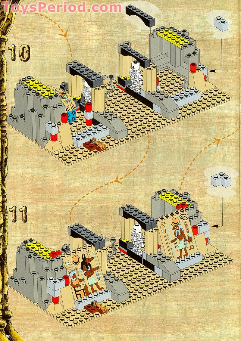 LEGO 5988 Pharaoh's Forbidden Ruins Instructions and Parts List