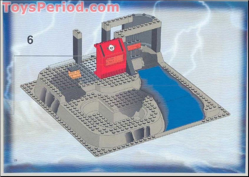 LEGO 6776 Ogel Control Center Instructions and Parts List