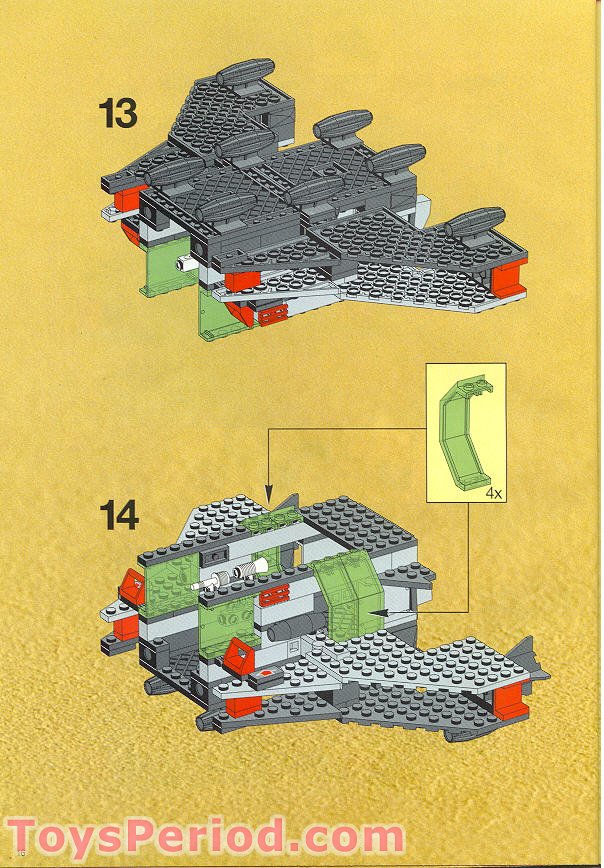 LEGO 6984 Galactic Mediator Instructions and Parts List