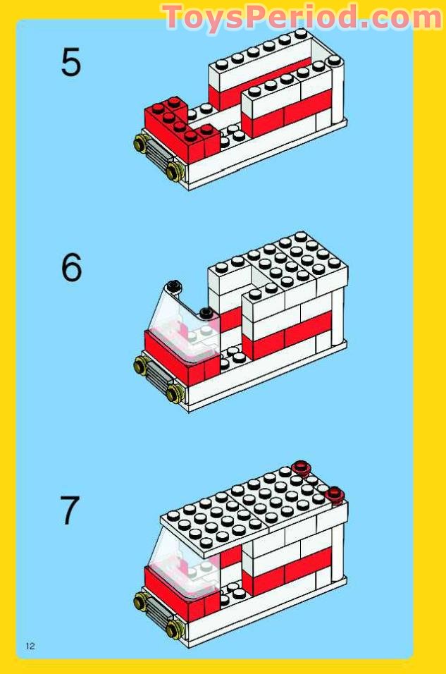 LEGO 6164 LEGO Rescue Building Set Instructions and Parts List