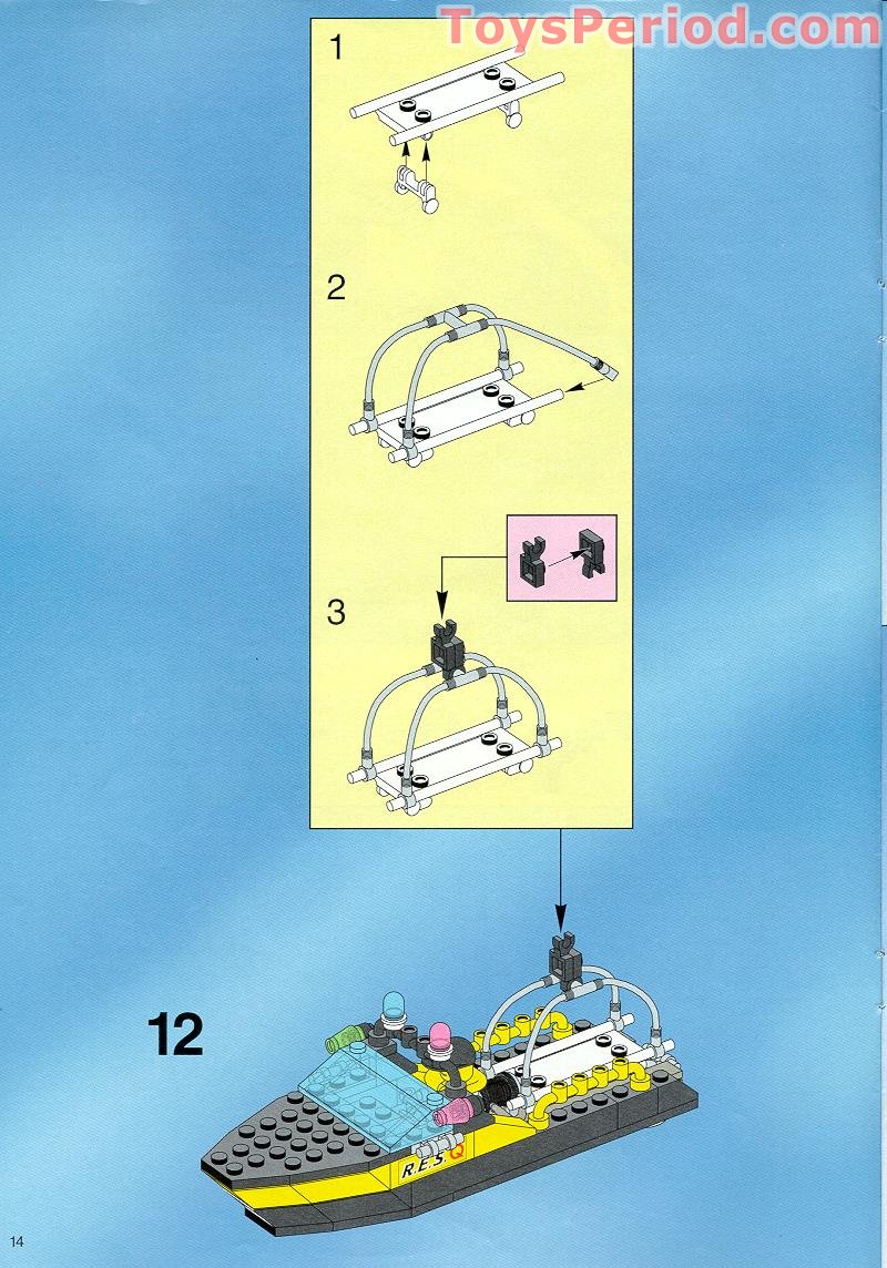 LEGO 6479 Emergency Response Center Instructions and Parts List