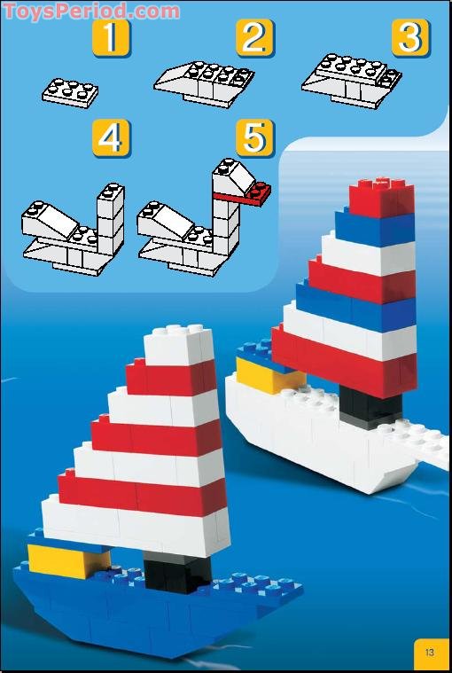 LEGO 7793 LEGO Standard Starter Set Instructions and Parts List