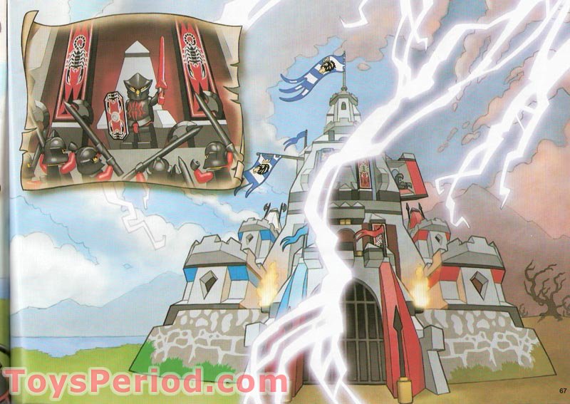 LEGO 8781 Castle of Morcia Instructions and Parts List