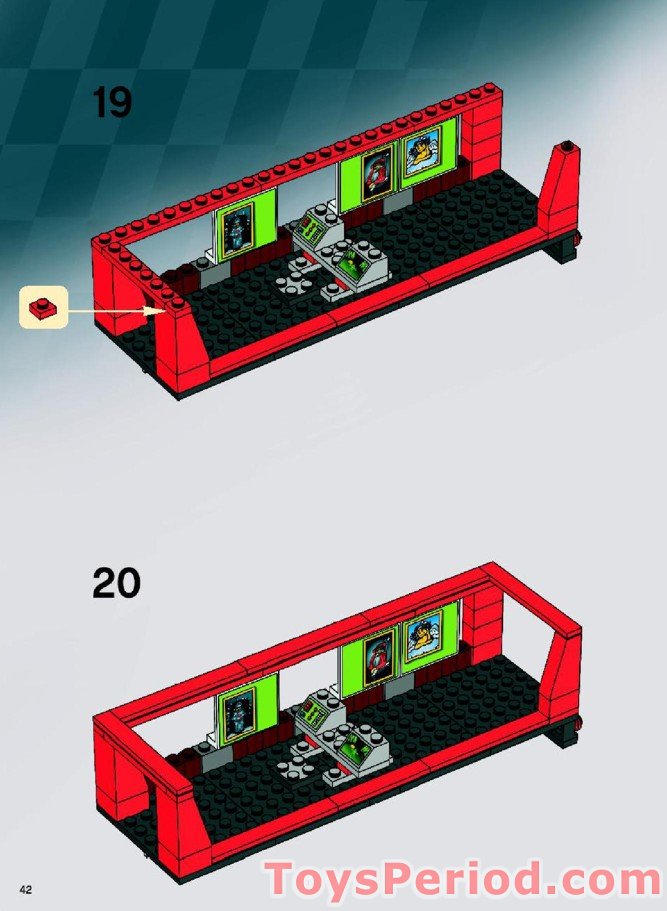 LEGO 8160 Cruncher Block and Racer X Instructions and Parts List