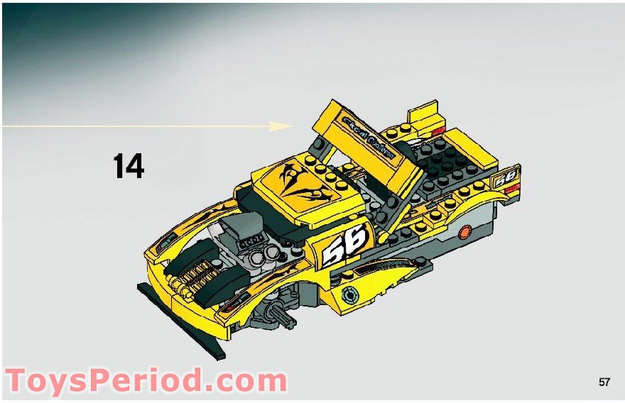 LEGO 8183 Track Turbo RC Instructions and Parts List