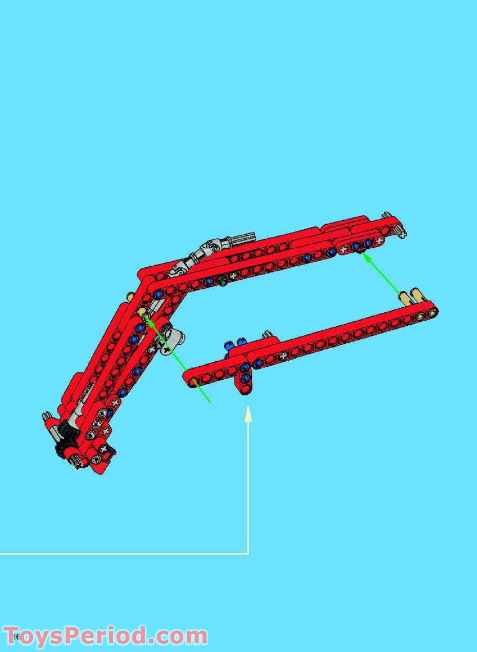 LEGO 8294 Excavator Instructions and Parts List