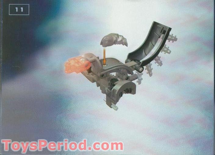 LEGO 8591-2 Vorahk - with Shadow Kraata Instructions and Parts List