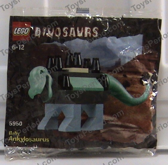 LEGO 5950 Baby Ankylosaurus - Polybag Set Parts List