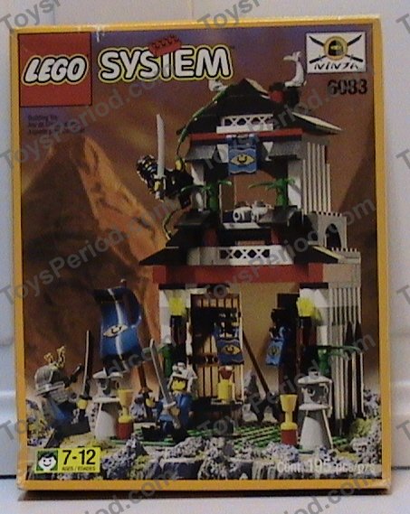 LEGO 6083-2 Samurai Stronghold Instructions and Parts List